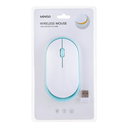 MINISO Wireless Mouse Ultrathin Wireless Mobile Mouse Nano Receiver for ...