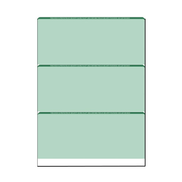 High Security Check Paper