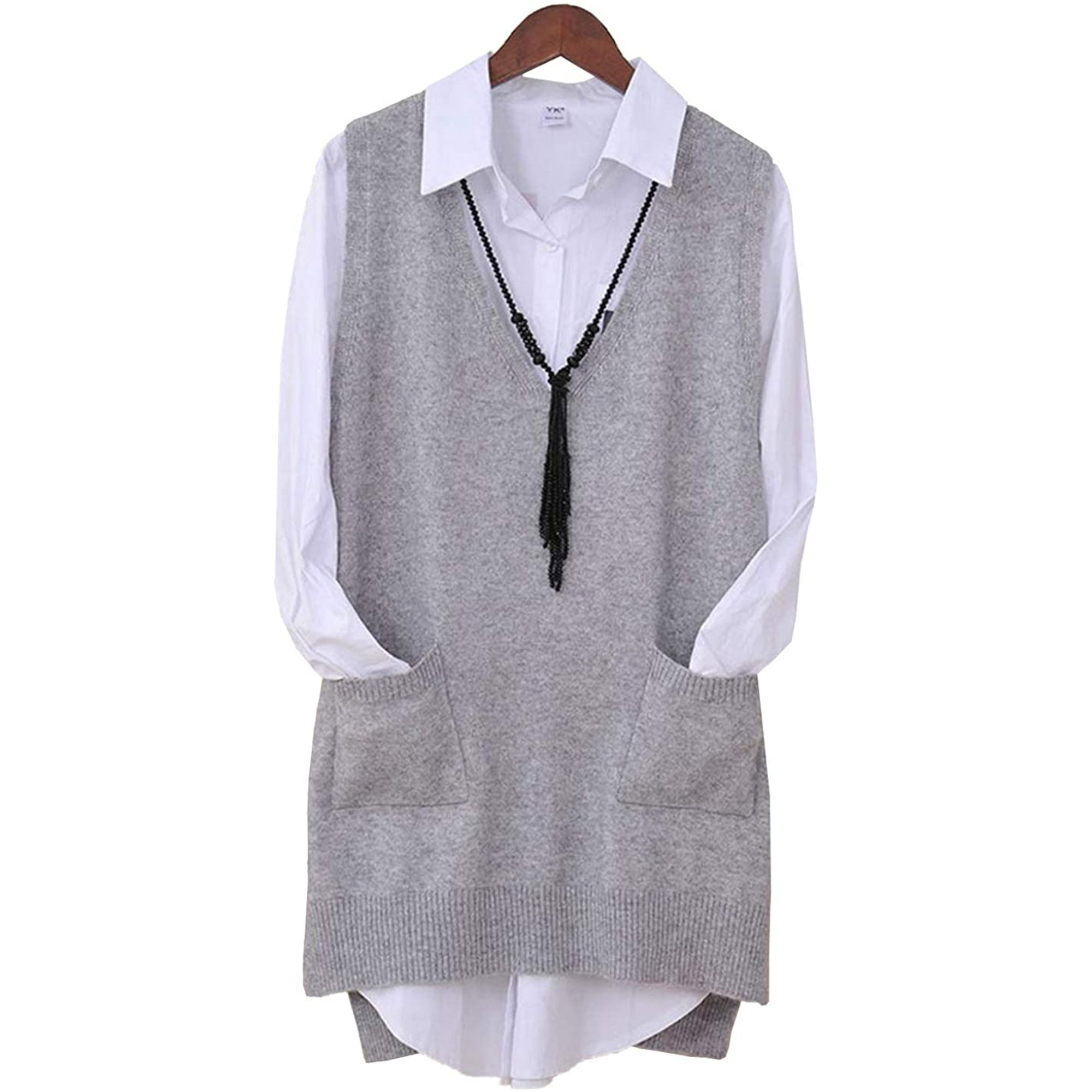 Click here for Greswe Womens V-Neck Sleeveless Pullover Sweater V... prices