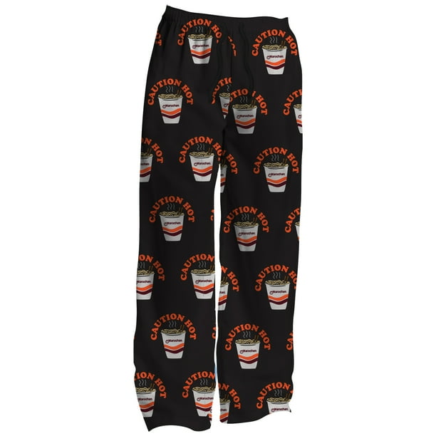 Maruchan Caution Hot Noodles Lounge Pants for Mens and Womens Sleepwear ...