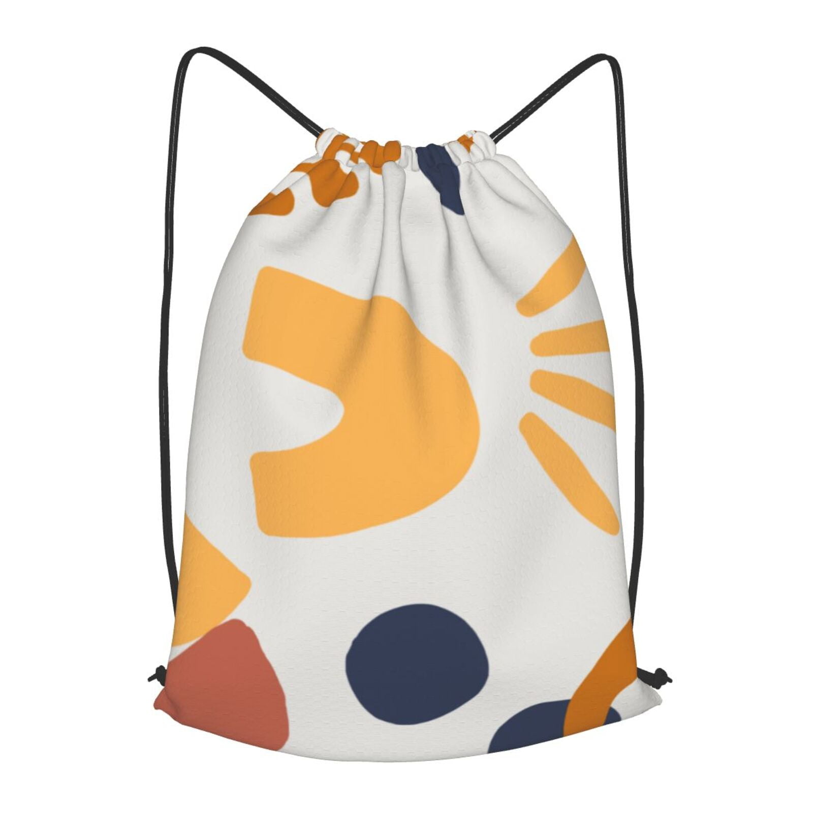 XMXT Waterproof Gym Bag, Abstract Pastel Art Patterns Drawstring ...