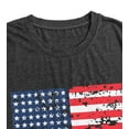 YI XIANG RAN Plus Size American Flag Shirts Women Patriotic Shirts USA ...
