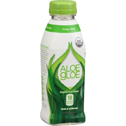 Aloe Gloe Crips Organic Aloe Water, 15.2 Fl. Oz. - Walmart.com