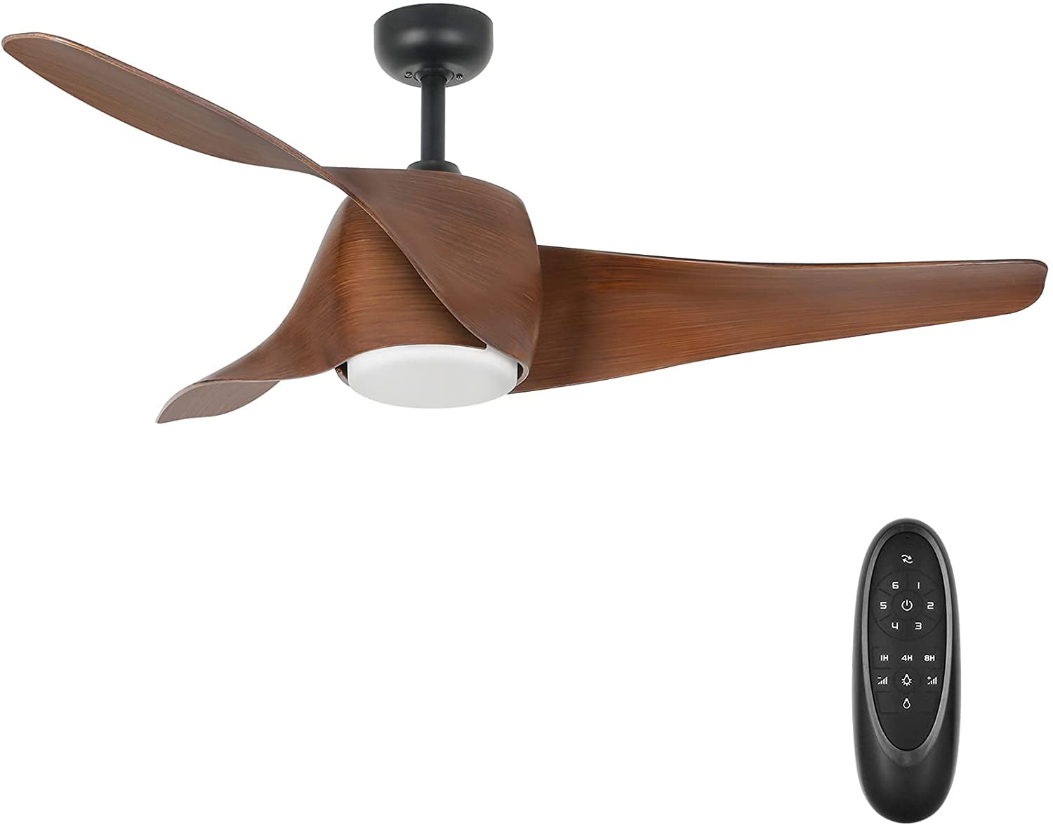 Minimalist Ceiling Fan With Light | Shelly Lighting