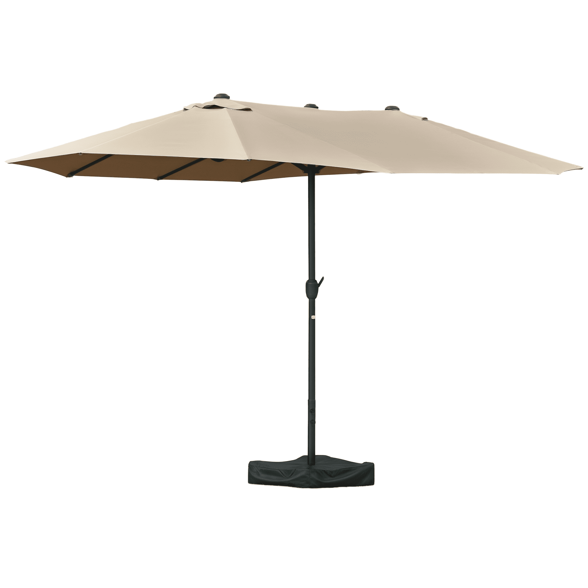 Click here for Outsunny 15 Outdoor Patio Umbrella With Twin Canop... prices