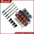 findmall 4 Spool Hydraulic Monoblock Double Acting Control Valve 11 GPM ...
