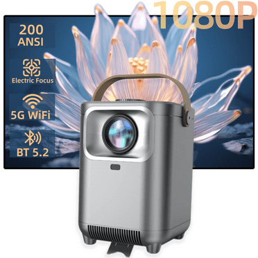 RCA Home Theater Projector with Built-In DVD & Bluetooth, Full HD 1080p ...