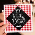 3drose, Whats for Dinner Fun Chalkboard and Red Checkered Foodie Theme ...