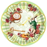 CC HOME Tea Party Tableware Set Serves 16 - Disposable Paper Plates ...