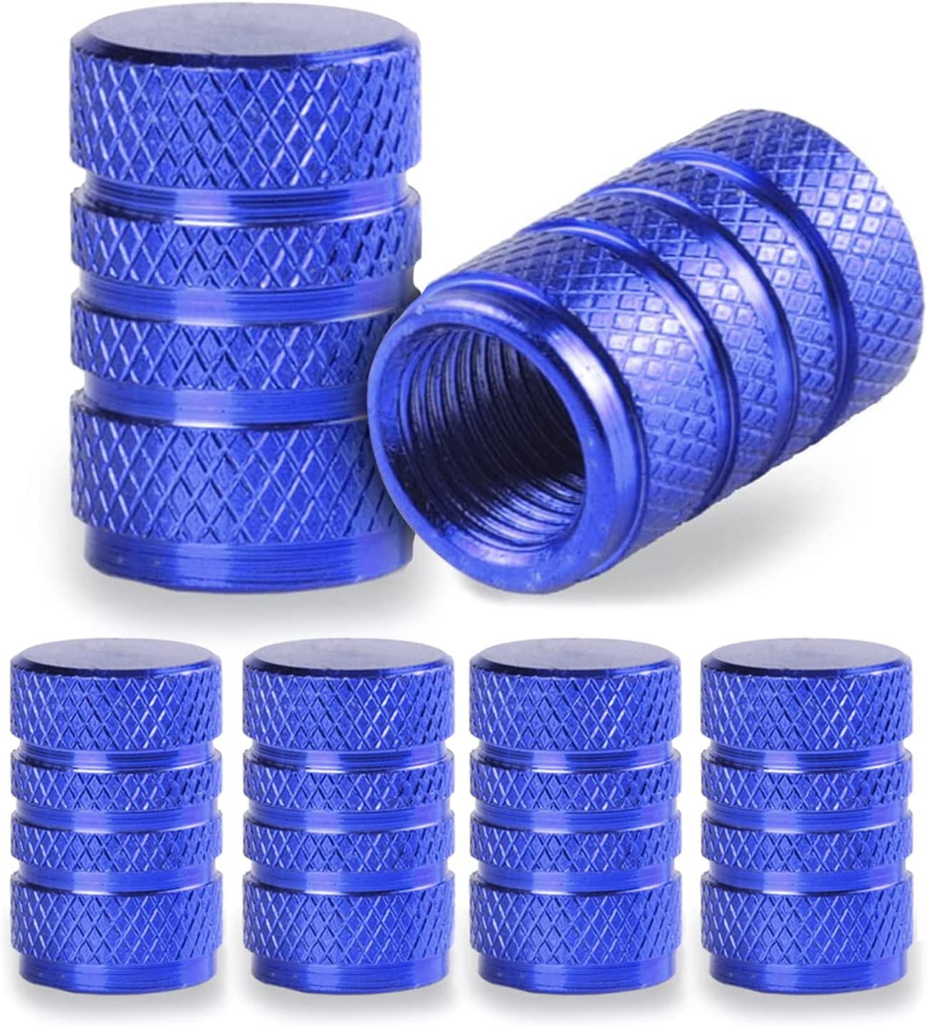 Tire Valve Stem Caps 4 Pack - Wheel Valve Stem Covers, Aluminum Alloy ...