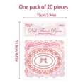 20 Sheets Scrapbook Sticker Journaling Sticker Retro Stationery Sticker ...