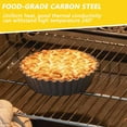 Tart Pan with Removable Bottom: Nonstick Carbon Steel 9 Inch and 4 Inch ...