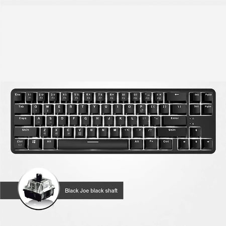 K680T Computer Keyboard Dual Modes Typing Mechanical Keyboard 68-Key ...