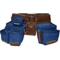 Bucket Boss Hybrid Pro Leather Blue Suspension Tool Belt Rig - Walmart.com