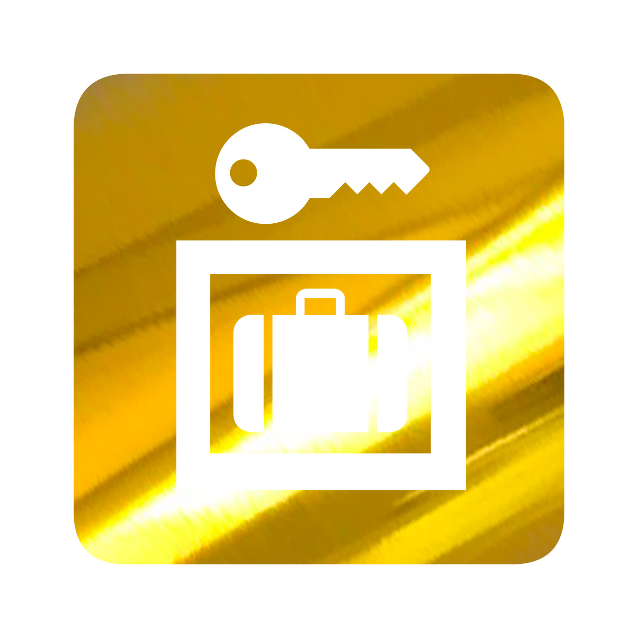 Baggage Lockers Sticker Decal Die Cut - Self Adhesive Vinyl ...