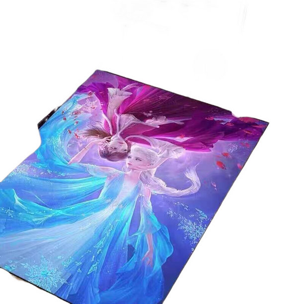 TONATO kids Room Frozen Cartoon Carpet Door Mat Children's Play Mat ...