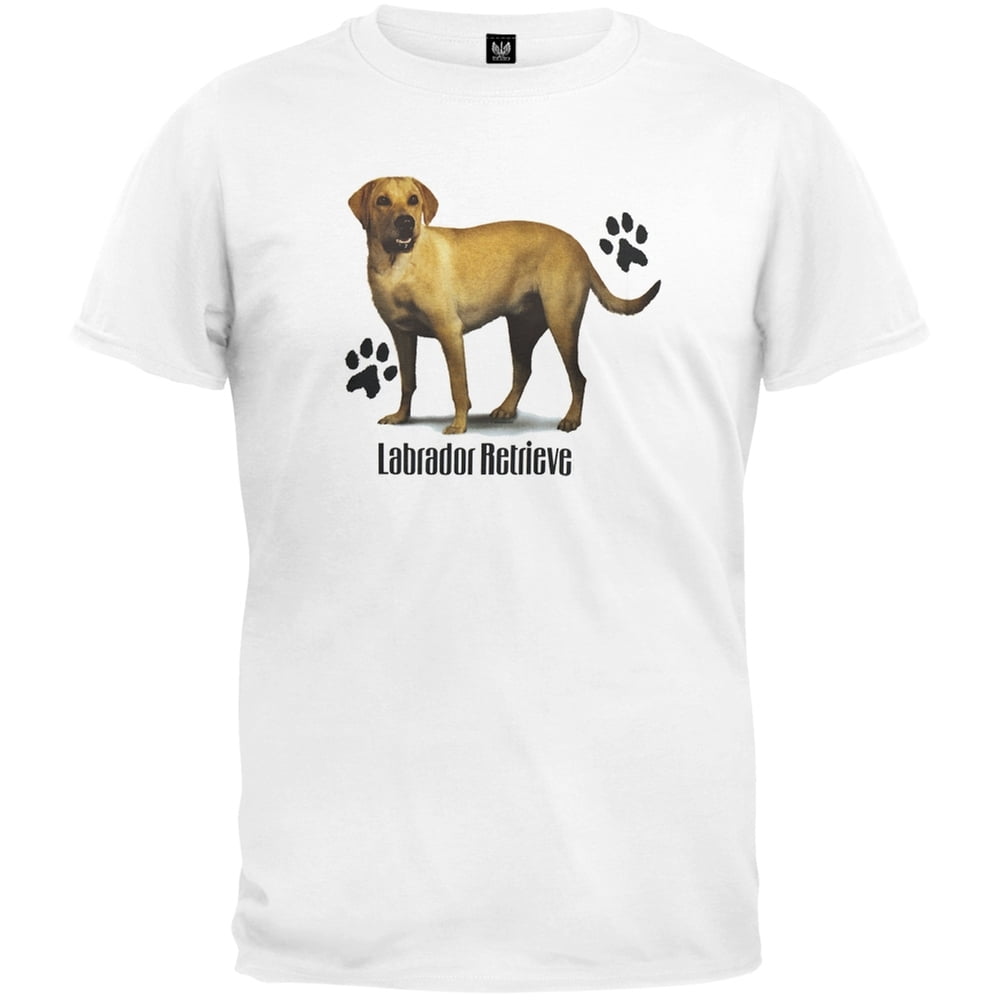 Yellow Labrador Retriever Profile White T-Shirt - Walmart.com
