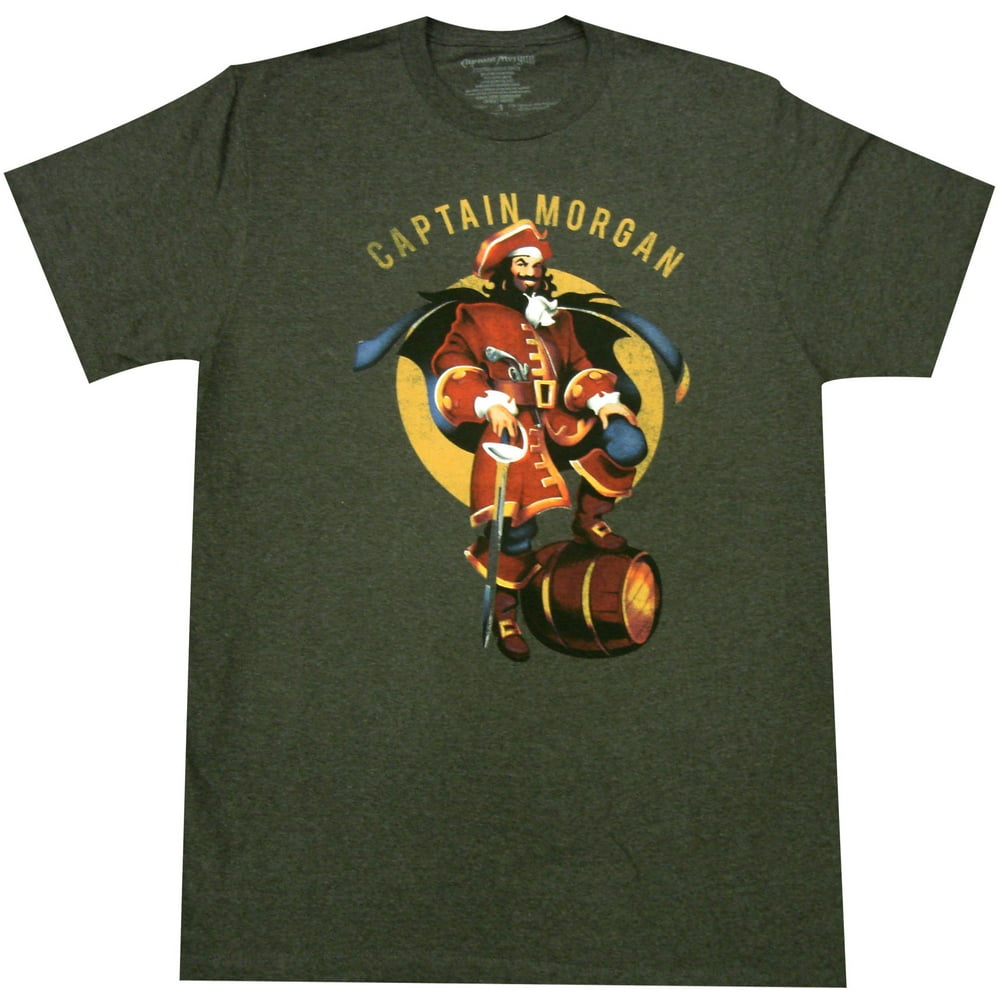 Captain Morgan - Captain Morgan Barrel Tee Shirt - Walmart.com ...