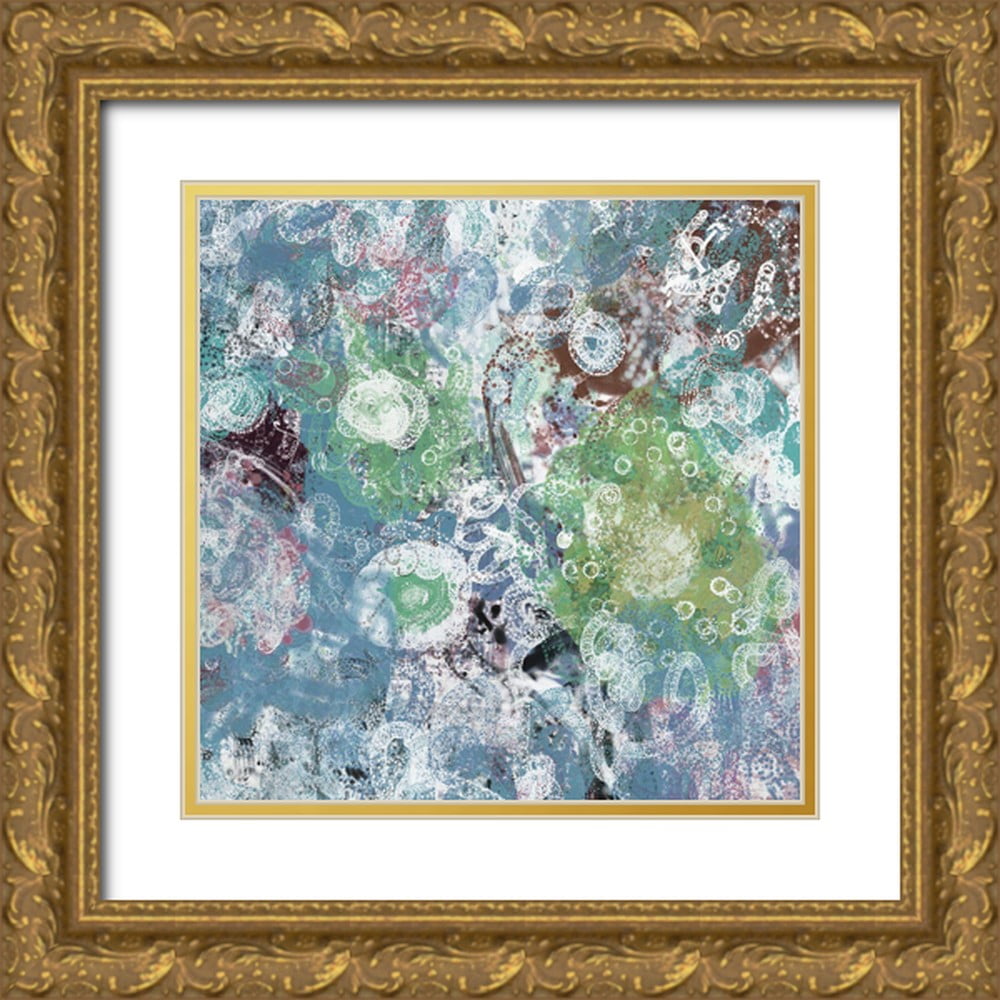 Auda, Christine 26x26 Gold Ornate Wood Framed with Double Matting ...