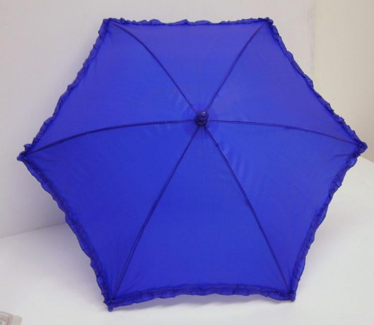 Royal Blue Umbrella with Ruffle 14.5" (Each) - Walmart.com