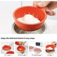 Microwave Egg Poachers Double Cup Egg Boiler Draining Egg Boiler Non ...