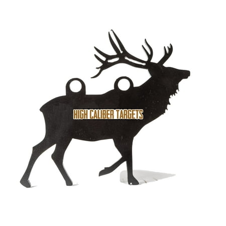 High Caliber AR500 Animal Targets | 3/8", Elk, 14"x15" | and More 1/2 ...