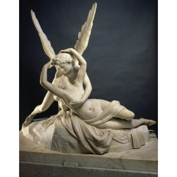 Cupid And Psyche Amour Et Psyche Antonio Canova 1757 1822italian Marble Sculpture Musee Du