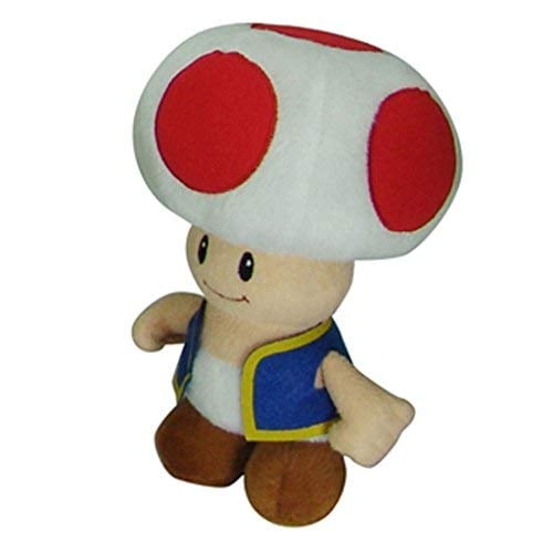 Nintendo Super Mario Bros 7 Inch Toad Plush Toy - Walmart.com