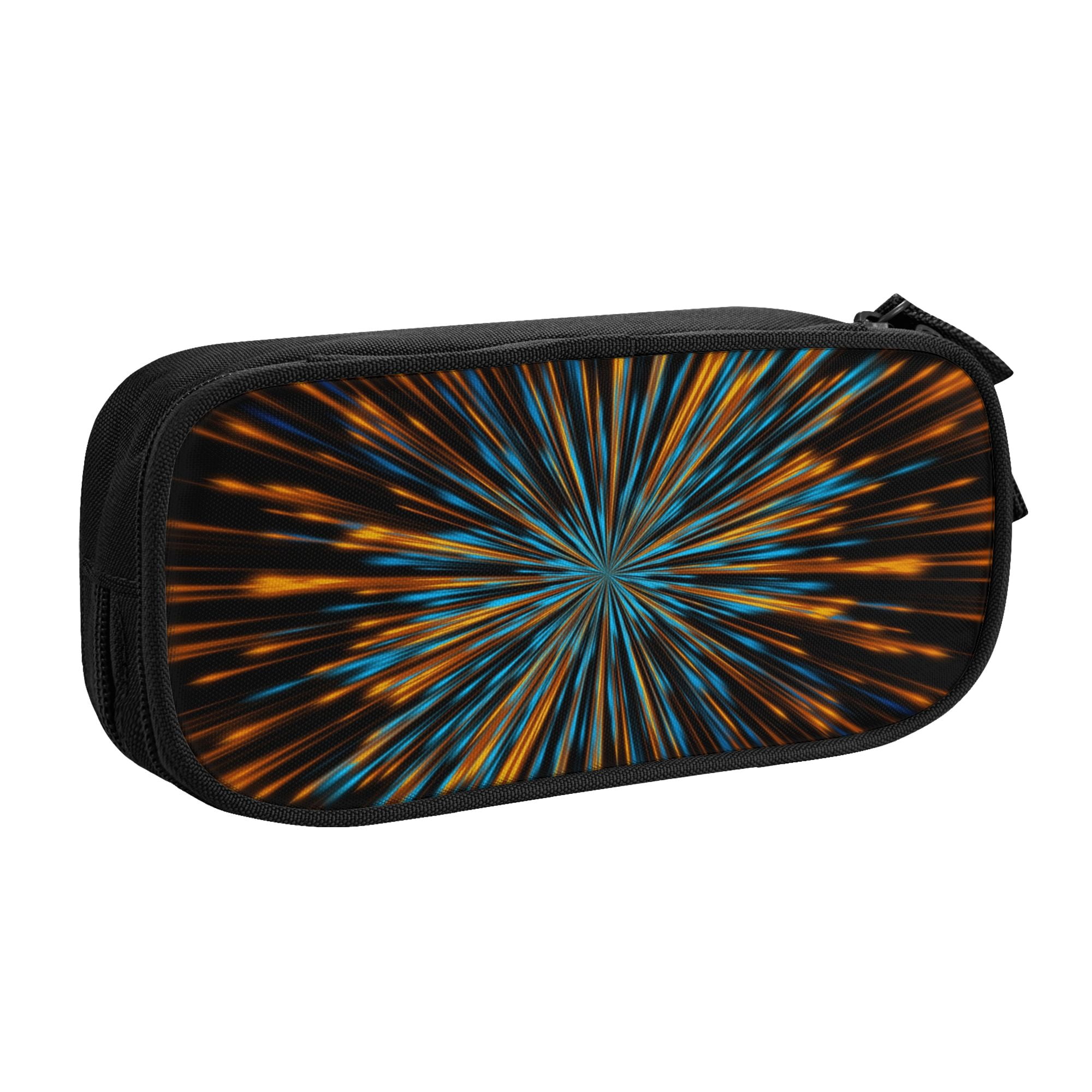 TEQUAN Large Capacity Pencil Case, Retro Structure Lines Big Bang ...