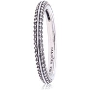 PANDORA Polished & Pave Bead Open Ring Size 7 - 188316CZ-54 - Walmart.com