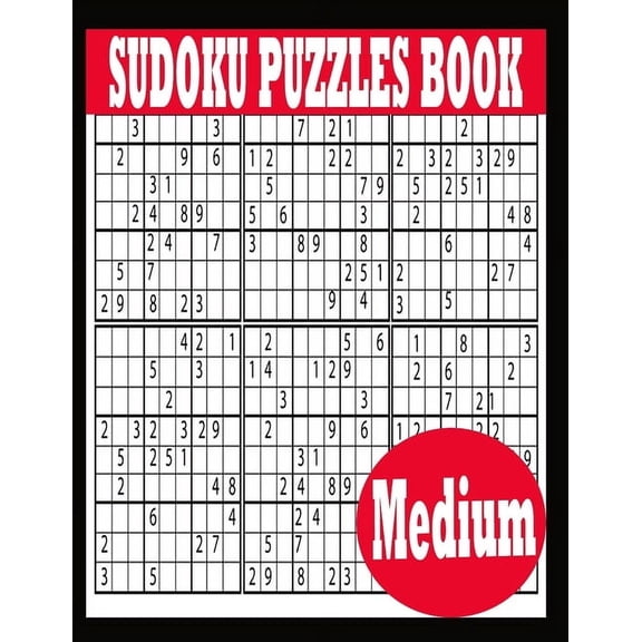 Sudoku Medium Book 30: 100 Sudoku for Adults - Large Print - Medium ...