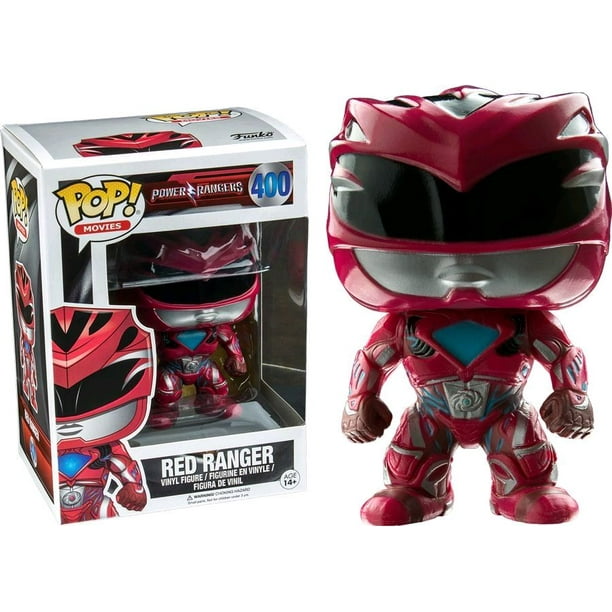 Funko POP Movies: Power Rangers Red Ranger Toy Figure - Walmart.com ...