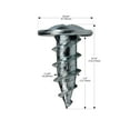 Rok Hardware 100 Pack #8 x 1/2" Standard Thread Phillips Truss Head ...
