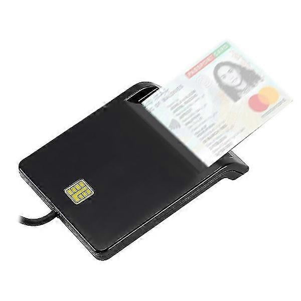 Smart Card Reader Dod Military USB Common Access Cac/sim/id/ic Bank ...