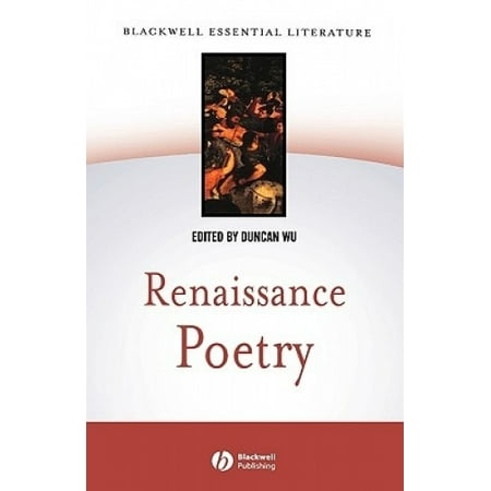 Renaissance Poetry (Blackwell Essential Literature) | Walmart Canada