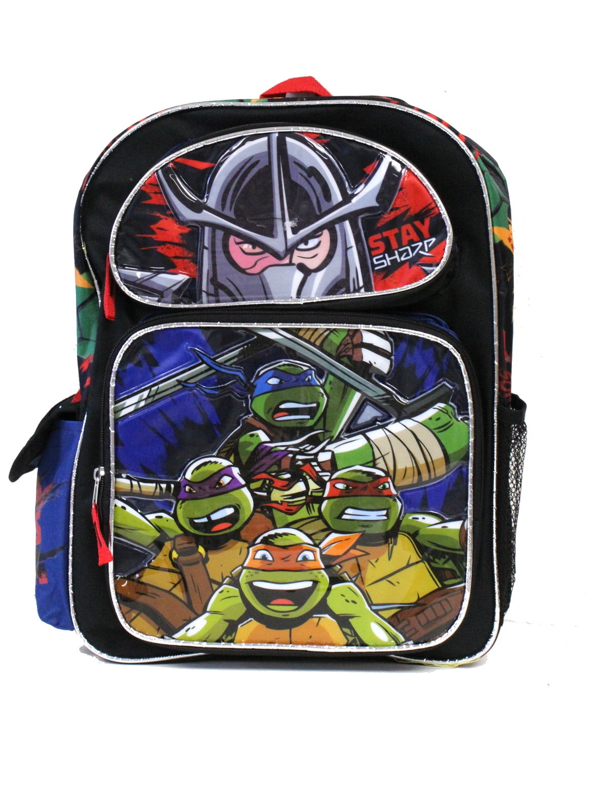 Full Size Black and Red Teenage Mutant Ninja Turtles Backpack - Walmart.com