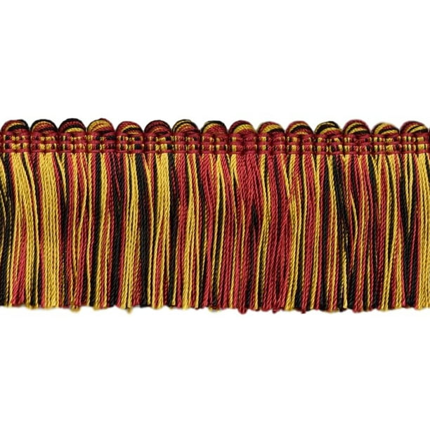 2" long (5cm) Alexander Collection Brush Fringe Trim (0200AXB), Golden ...