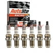 8 pc Autolite AR4133 Racing Spark Plugs for 5281 W225T30 Ignition Wire ...