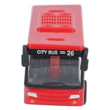LIYJTK City Bus Toy, Die Cast Pull Back Mini Bus Model, Alloy and ...