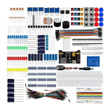 smraza Basic Starter Kit with Breadboard, Power Supply, Jumper Wires ...