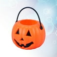 24pcs Halloween Small Plastic Pumpkin Buckets for Children Trick or ...