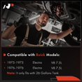 A-Premium Fuel Tank with Lock Ring & O-Ring Compatible with Buick ...