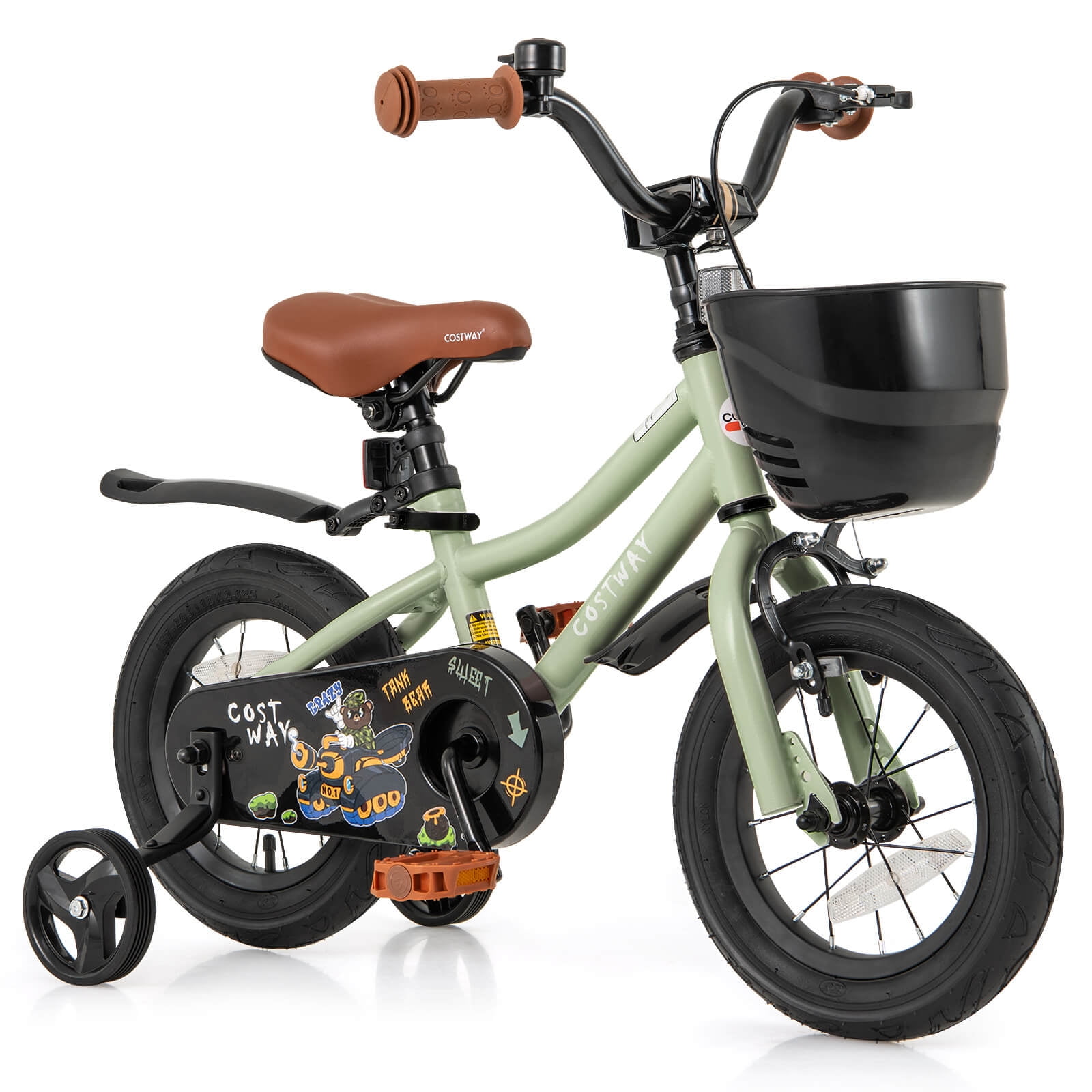 Click here for Costway 12 Kids Bike With Training Wheels Adjustab... prices