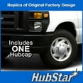 HubStar Hubcap Replacement for Ford Van 1998-2023, 16-inch Steel ...