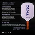 Rally Tyro 2 Pickleball Paddle, 7.0-7.5 oz, Polymer Core, 5" Handle ...