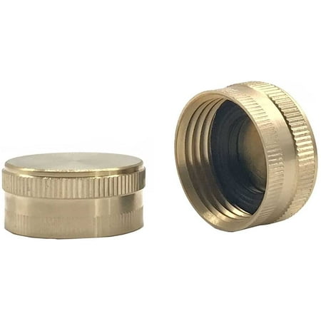 HTAIGUO 2 Pcs 3/4" Garden Hose End Caps Garden Hose Female End Cap with ...