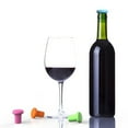 Food Grade Flexible Silicone Wine Bottle Stopper Airtight Leakproof ...
