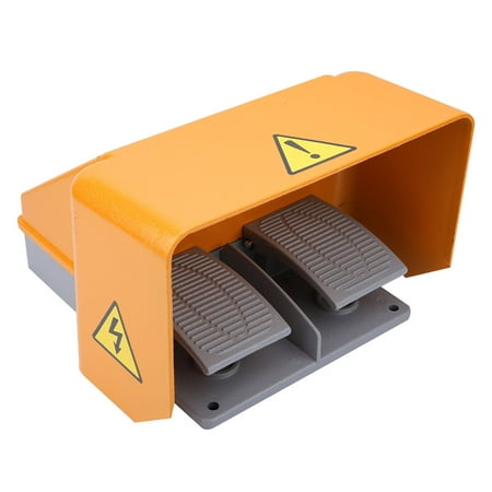 Foot Switch,YDT1-18 Double Foot Control Pedal Switch Foot Pedal Switch ...