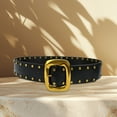 Black Waist Belt Chain Dancers Costume Studded Waistband Belt Simple ...