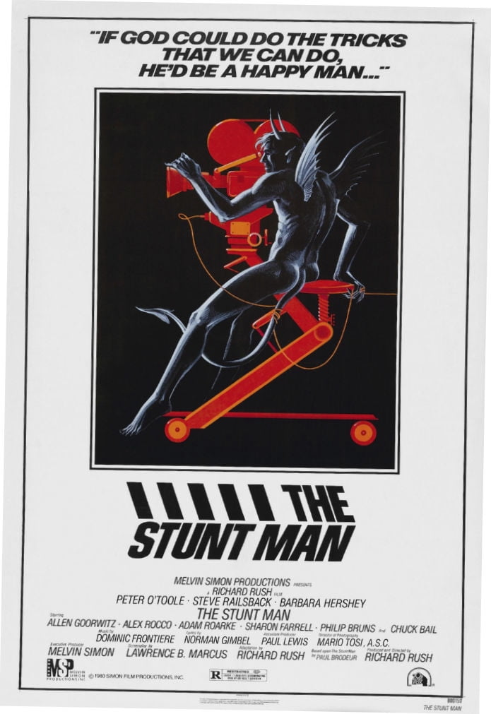 The Stunt Man Movie Poster Reprint 27inx40in Any Room 27x40 Multi-Color ...